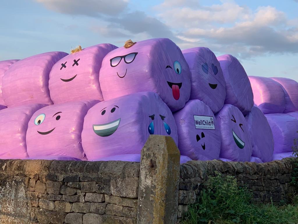 Giant Purple Emojis to Appear in Farmers' Fields Thanks to Carrs ...