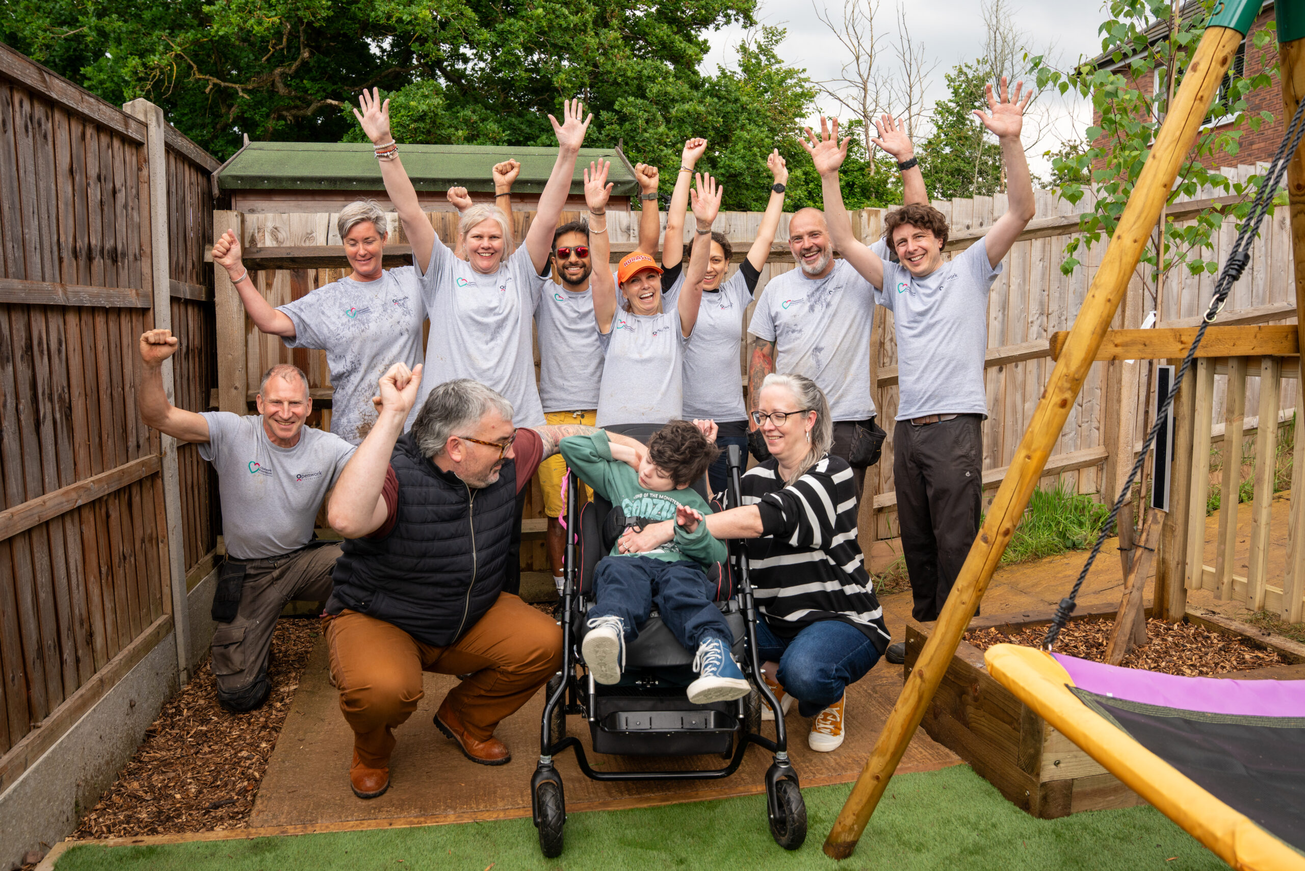 Safe and Sensory Garden Transformation in Swindon for 8-Year-Old Oscar ...